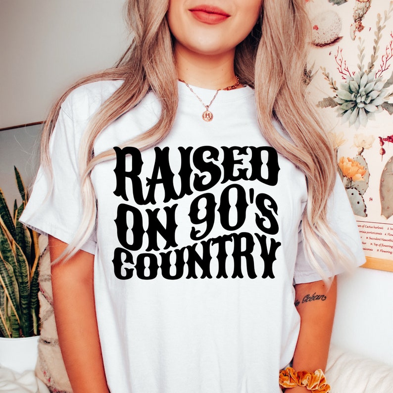 90s Country Svg Raised on 90s Country Png Nashville - Etsy Canada