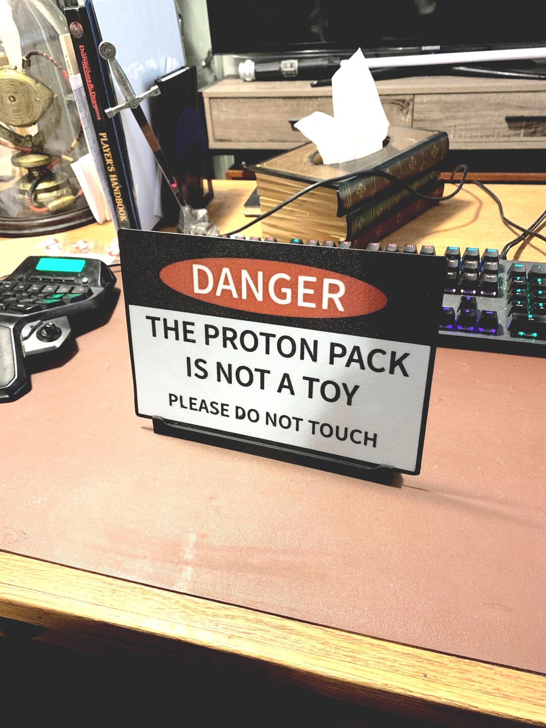 Proton Pack Sign and Stand - Etsy