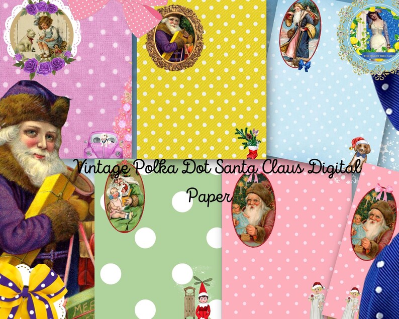 LETTER TO SANTA, Printable Dear Santa Letter Paper, Vintage Digital ...