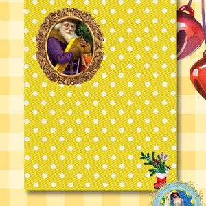 LETTER TO SANTA, Printable Dear Santa Letter Paper, Vintage Digital ...