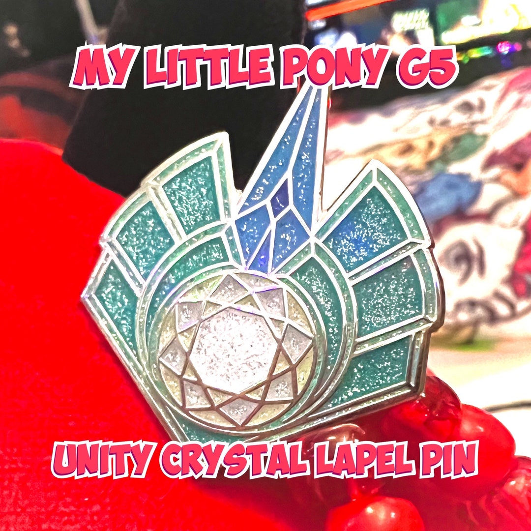 My Little Pony Unity Crystal Lapel Pin - Etsy