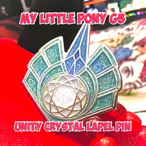 My Little Pony Unity Crystal Lapel Pin - Etsy