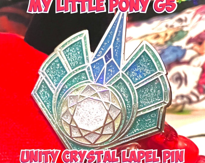 My Little Pony Unity Crystal Lapel Pin - Etsy