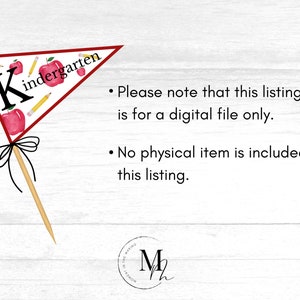 Back to School Apple Pennants Preschool -8th Grade, Printable Pennants ...