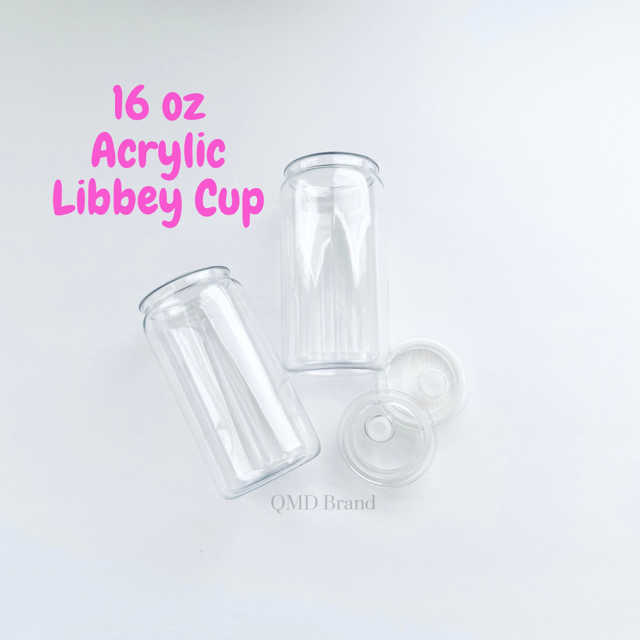 25 Pack of Plastic Libbey Cup, Wholesale Bulk 16oz Plastic Acrylic ...