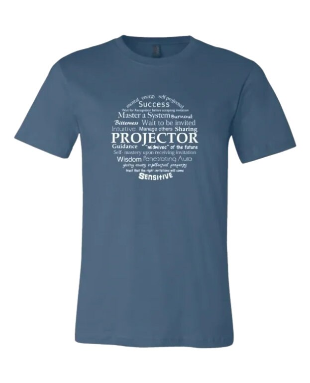 Projector Human Design Unisex Ringspun Cotton T Shirt - Etsy
