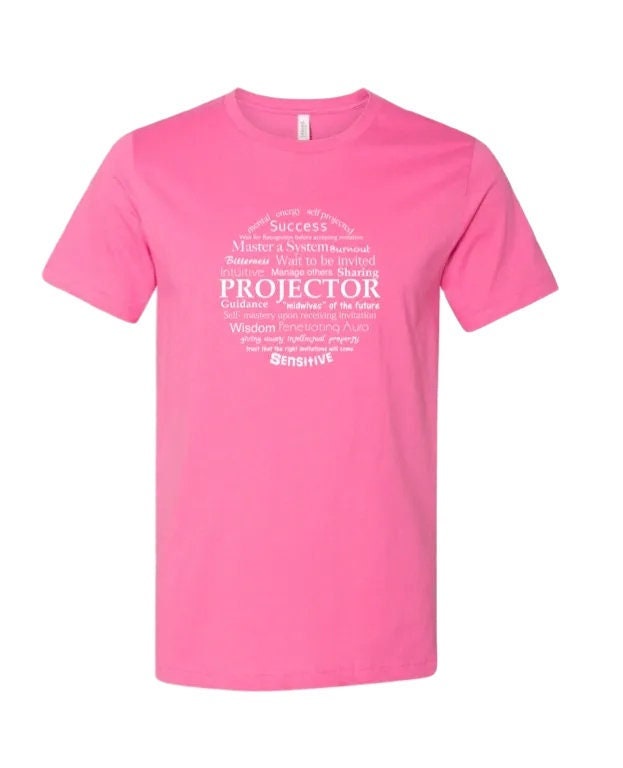 Projector Human Design Unisex Ringspun Cotton T Shirt - Etsy