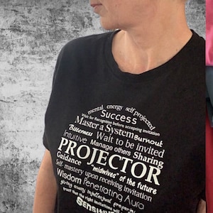 Projector Human Design Unisex Ringspun Cotton T Shirt - Etsy