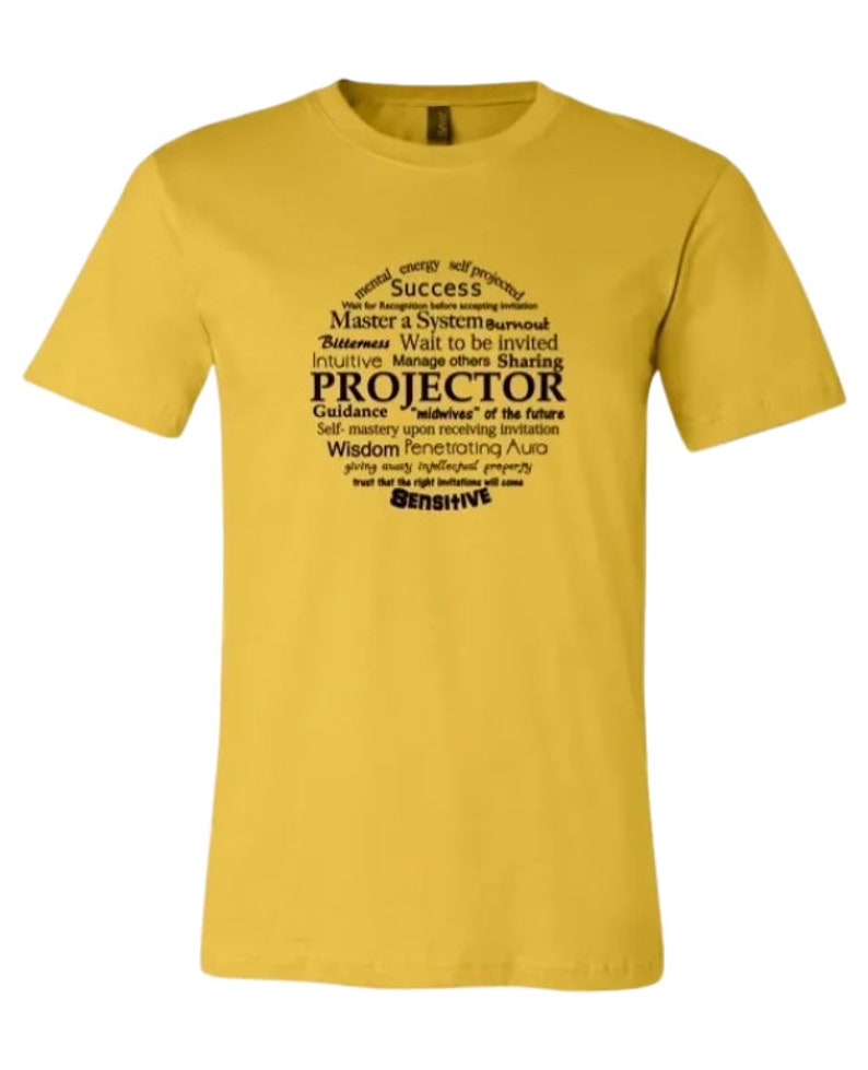 Projector Human Design Unisex Ringspun Cotton T Shirt - Etsy