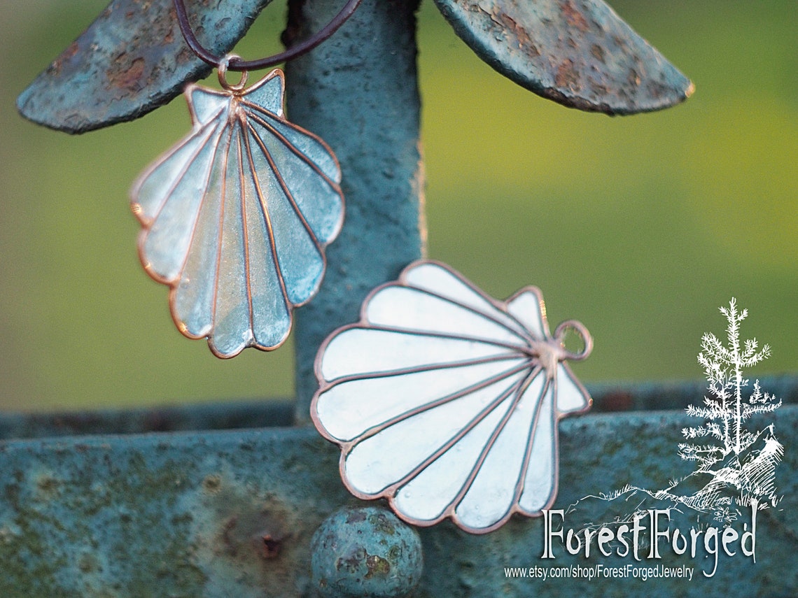 Camino De Santiago Necklace Shell Scallop Nautical Christmas Ornament ...