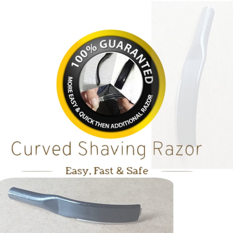 Curved Razor for Barber's and Salon's (type-c Regular) Easier, Fast and ...