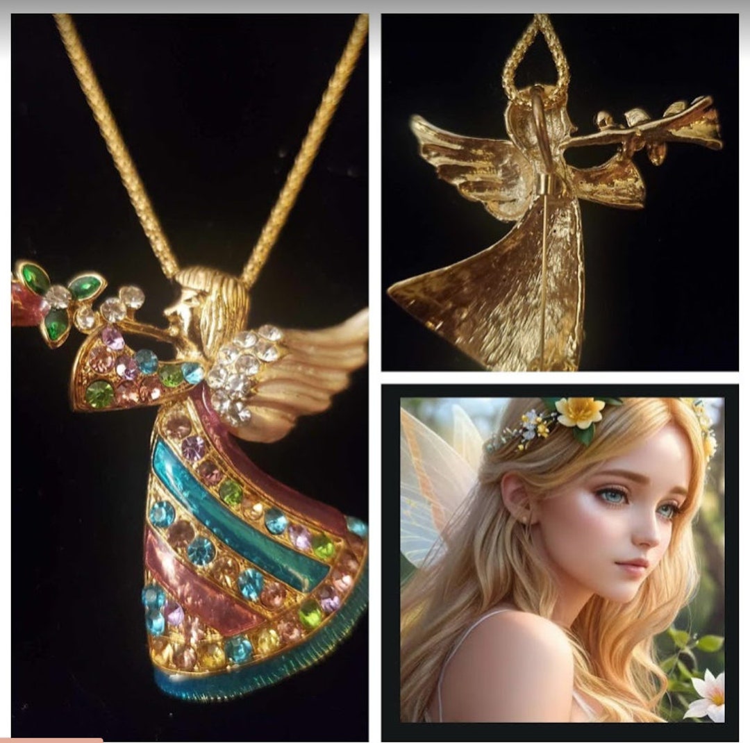Female Luminous Golden Sun Angel Spirit Companion - Etsy
