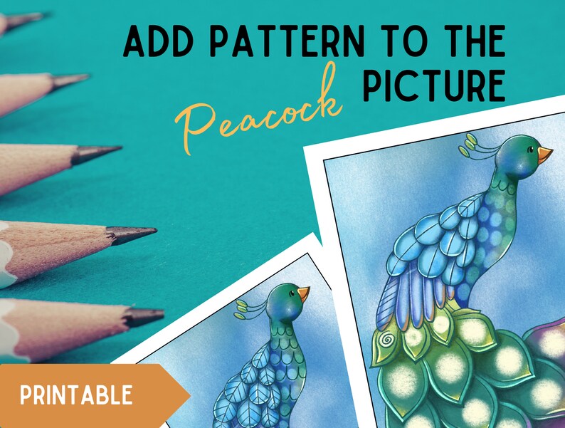 Peacock Printable Worksheet for Kids, Printable Activity, Fun Kids Game ...