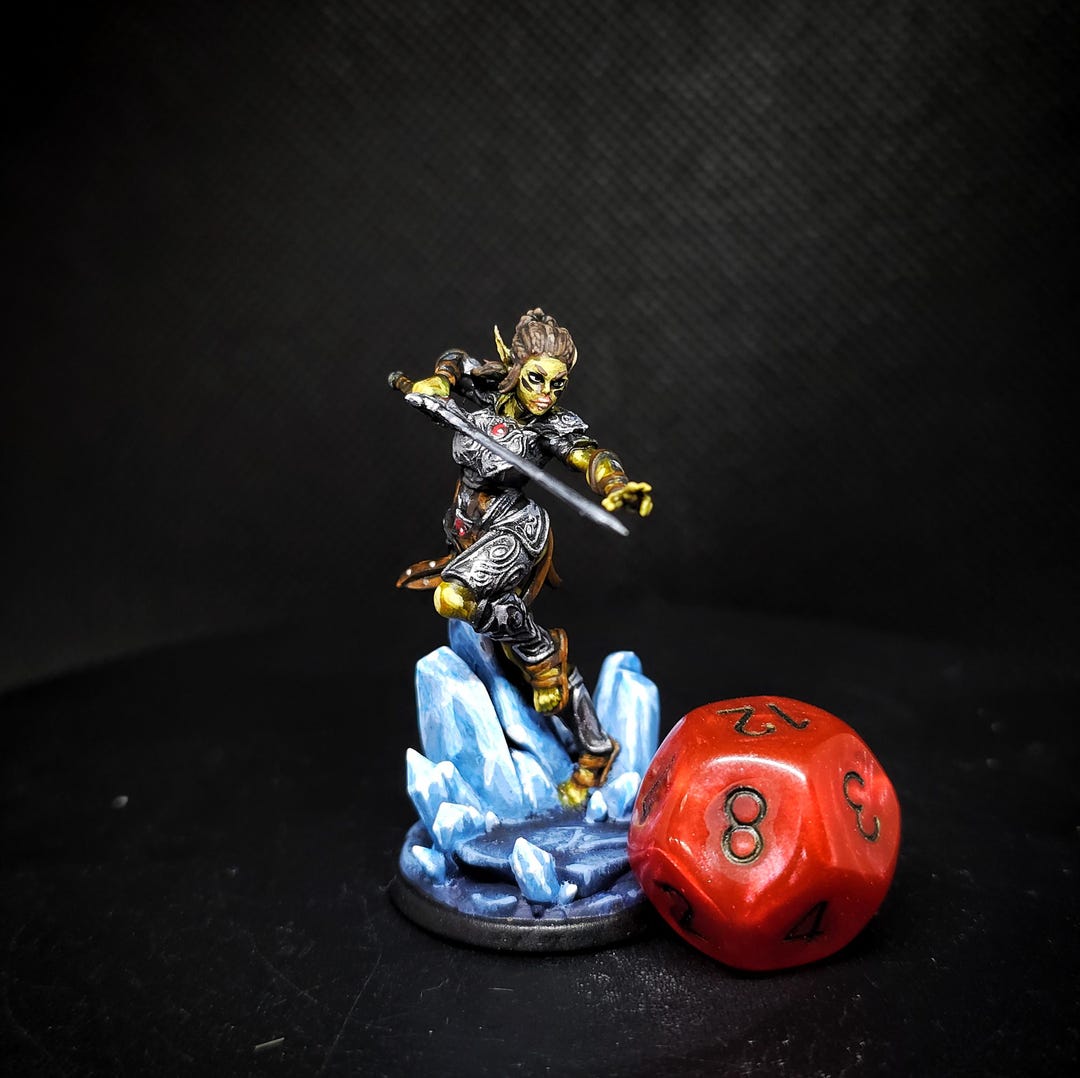 Painted Baldur's Gate 3 Laezel Miniature 32mm Dungeons and Dragons ...