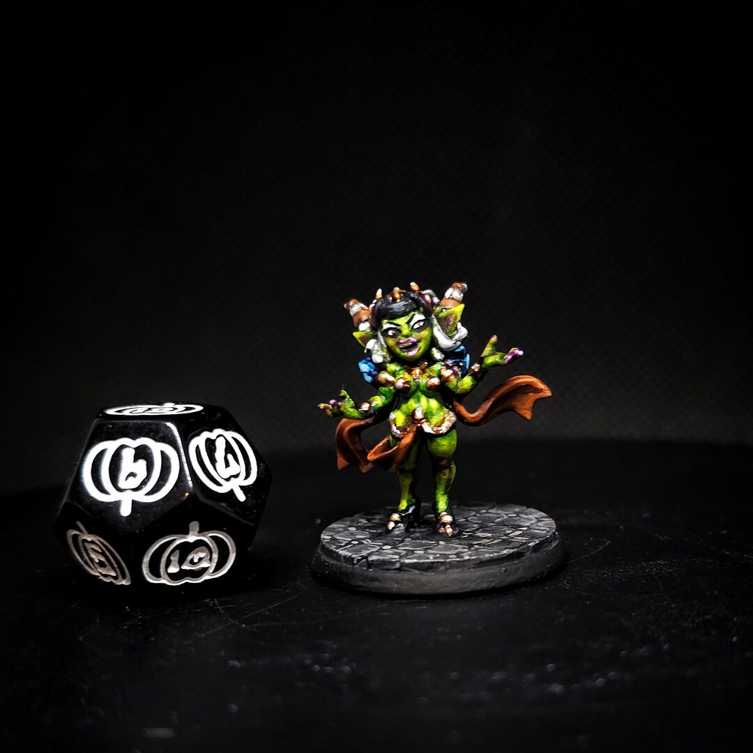 Painted 28mm Dungeons and Dragons Goblin Witch/sorcerer Miniature - Etsy