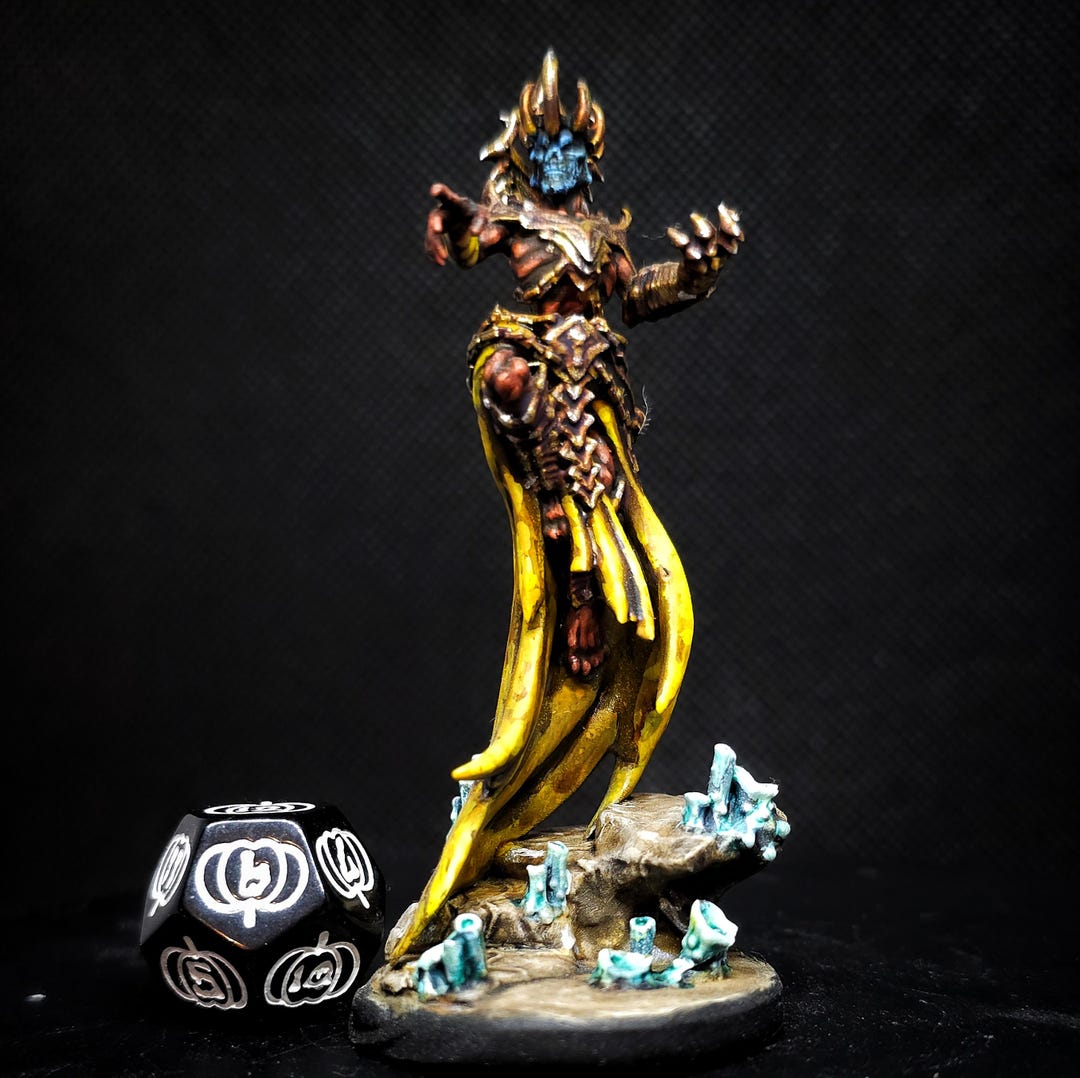 Painted 28mm Dungeons and Dragons Lich Miniature - Etsy