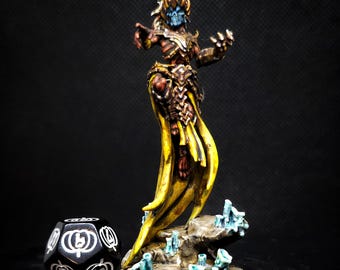 Lich Undead Female Wizard 28mm 3D Resin Printed Miniature Dungeons and ...