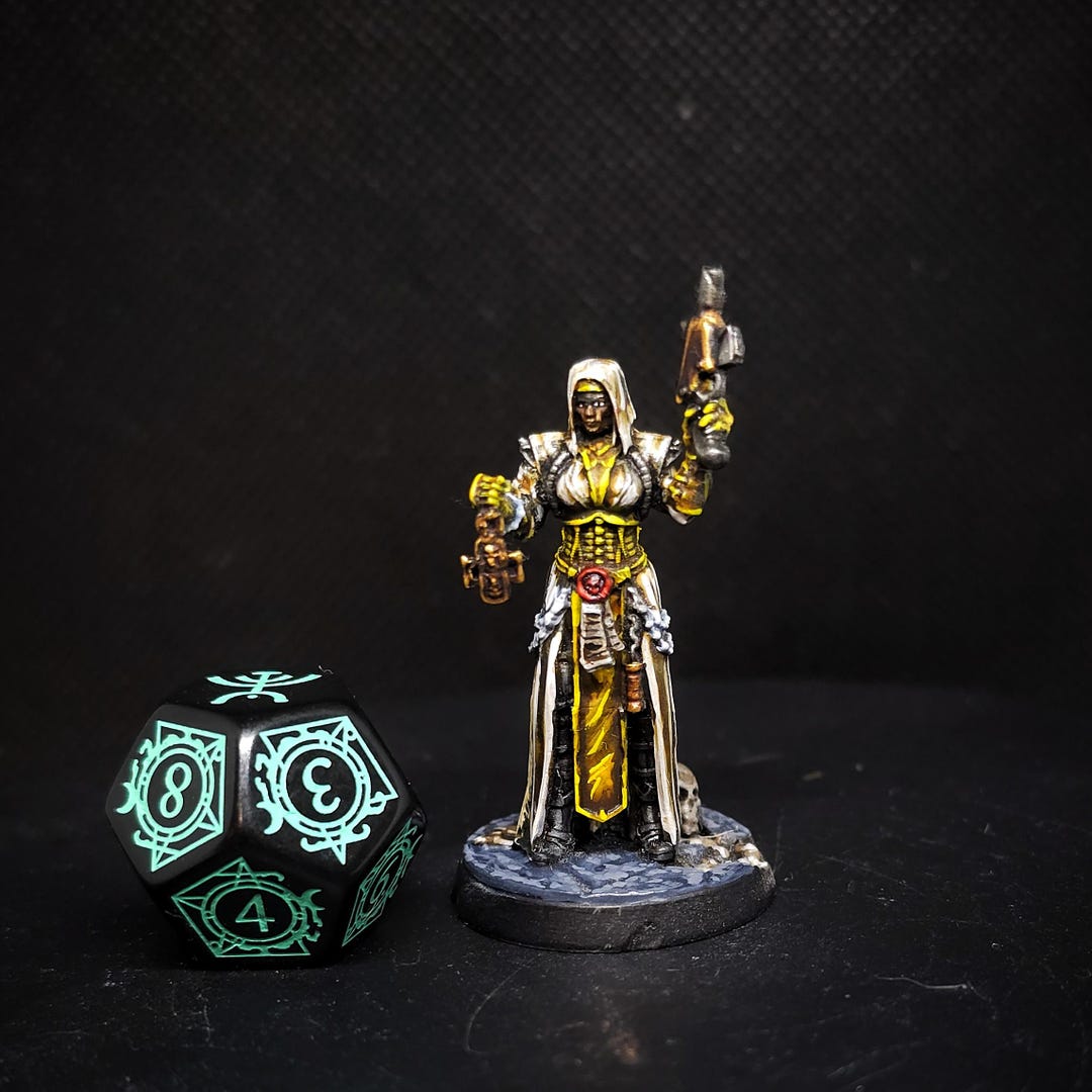 Hand Painted Warhammer 40k Inquisitorial Acolyte Priest Kitbash - Etsy