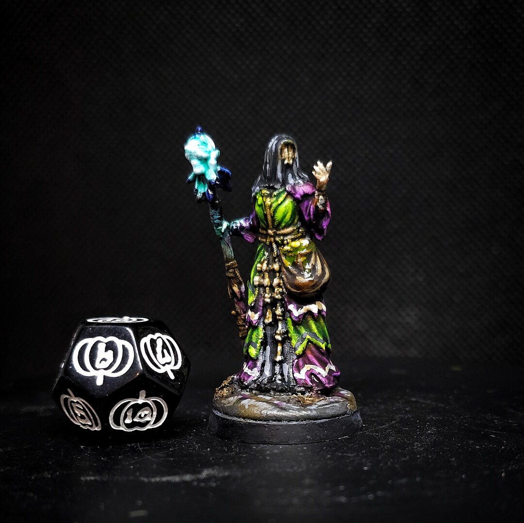 Painted 28mm Dungeons and Dragons Warlock/witch Miniature - Etsy