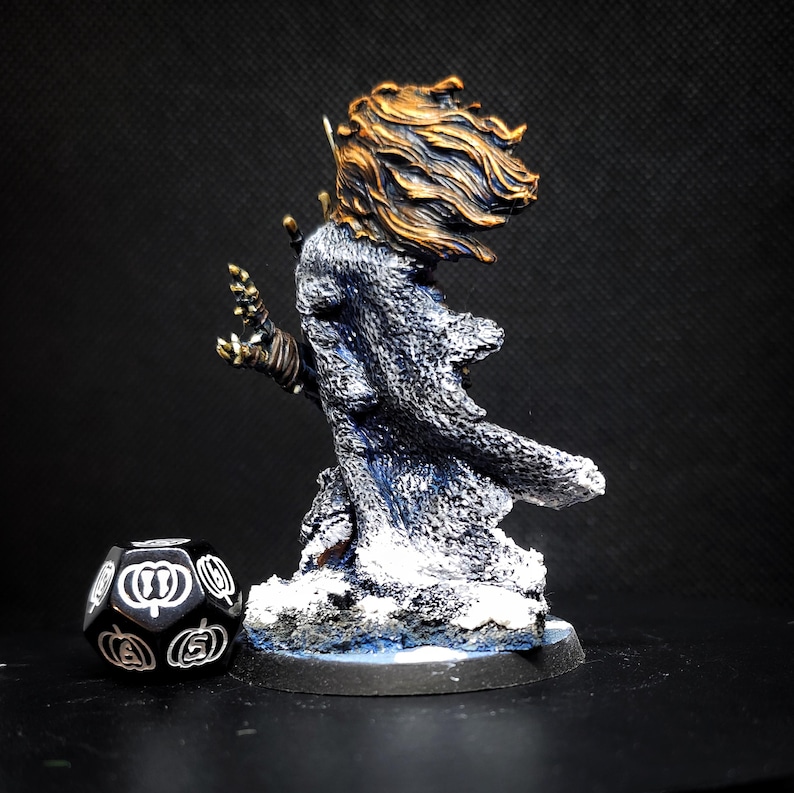 Painted 28mm Dungeons and Dragons Frost Giantess/female Frost Giant ...