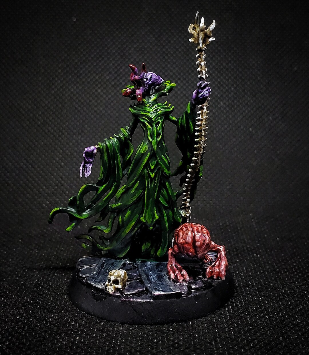Painted Mind Flayer/illithid Miniature Frameworks D&d/pathfinder/ttrpg ...