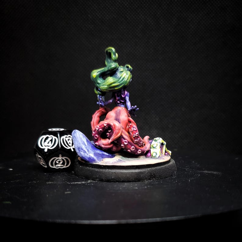 Painted 28mm Dungeons and Dragons Takonoori Octopus Merfolk Miniature ...