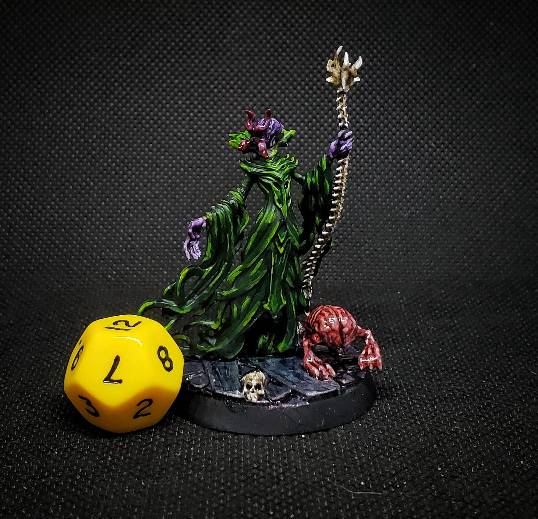 Painted Mind Flayer/illithid Miniature Frameworks D&d/pathfinder/ttrpg ...