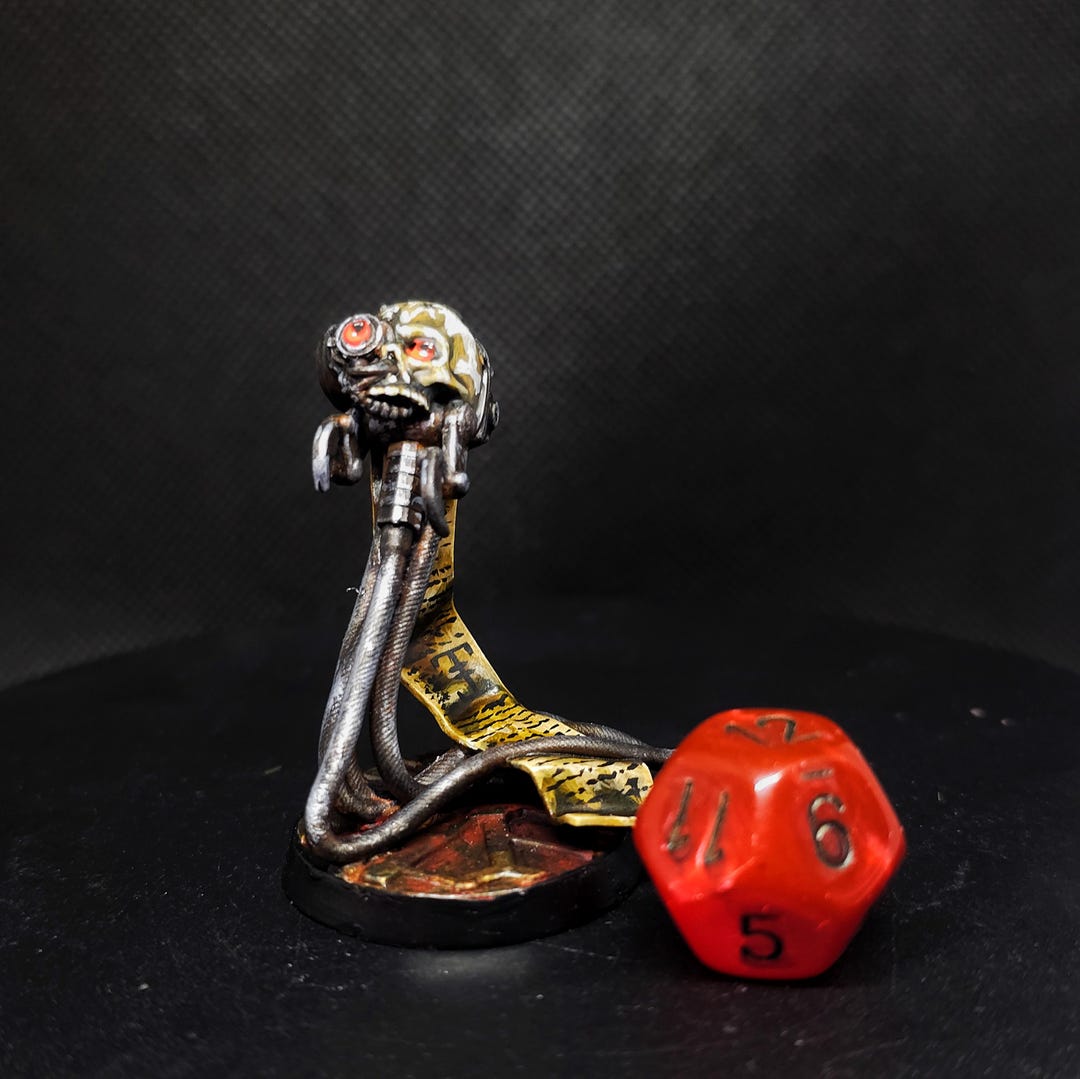 Painted Display-scale Warhammer 40k Servo Skull Miniature - Etsy