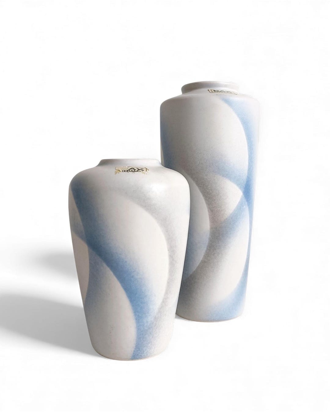 Bay Ceramics Pair of Vases, West Germany Pottery, Post Modern, 1980s - Etsy