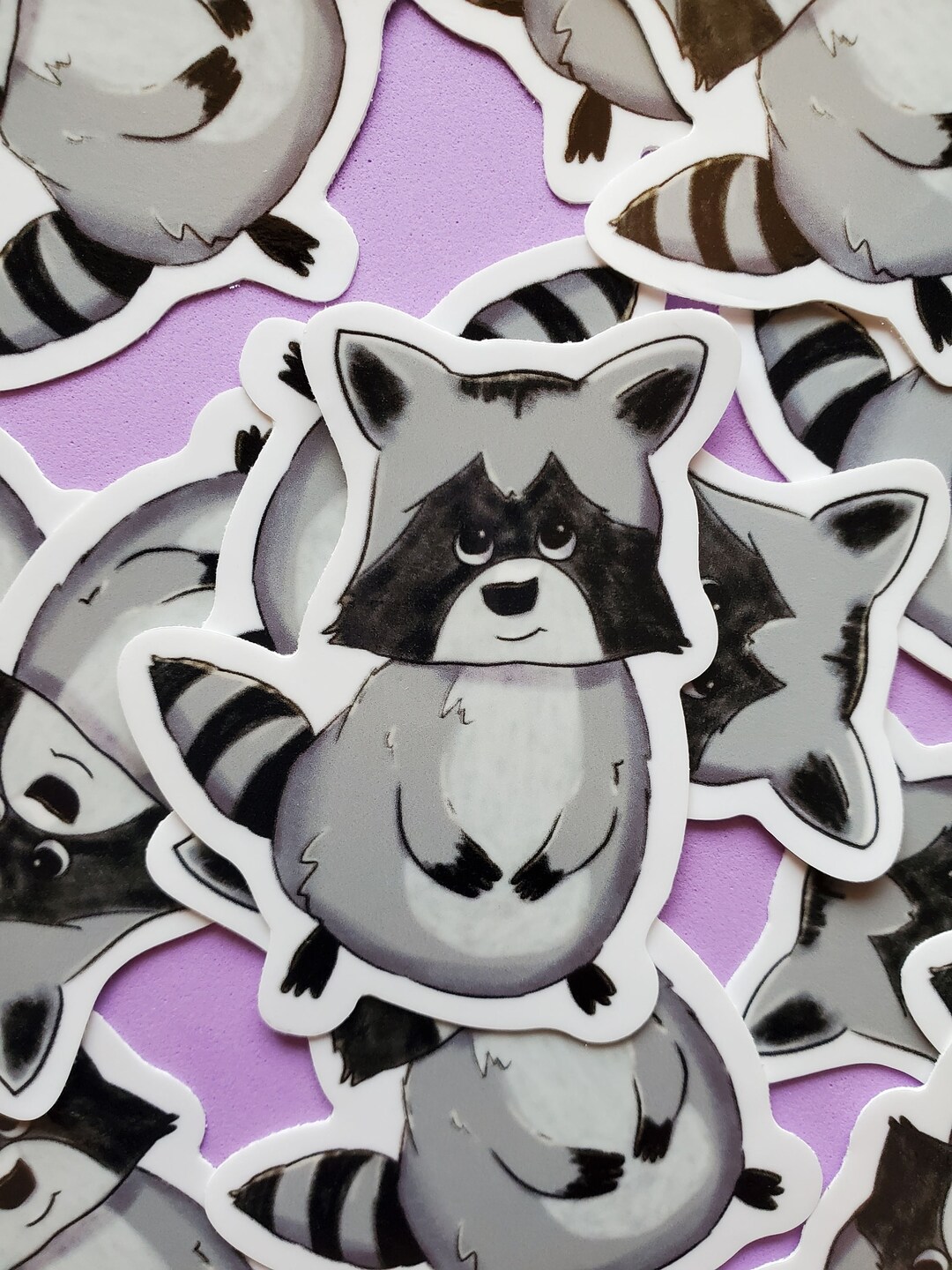 Raccoon Sticker | 3 Inch Sticker | Free Shipping on All Stickers | Made ...