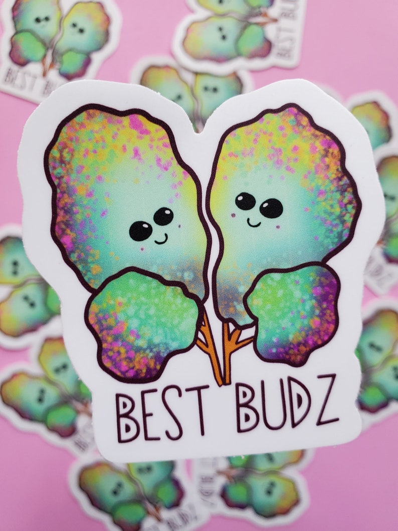 Best Budz 3 in Sticker Free Shipping High Quality Waterproof Pot ...