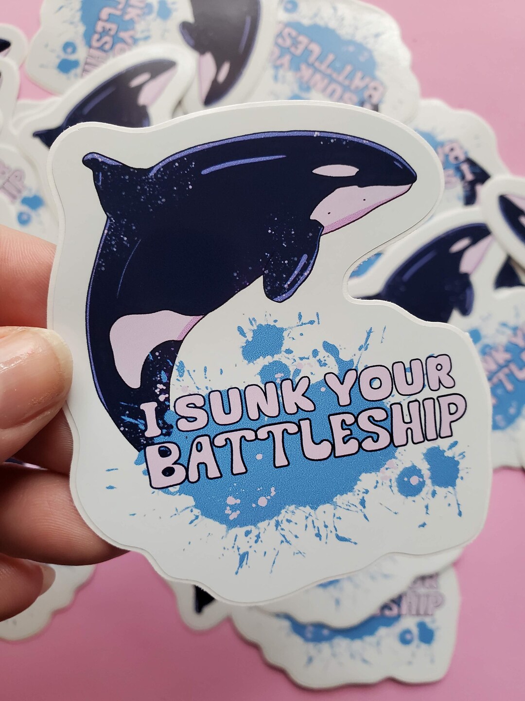 Orca 3 Inch Sticker Free Shipping I Sunk Your Battleship Sink Yachts ...
