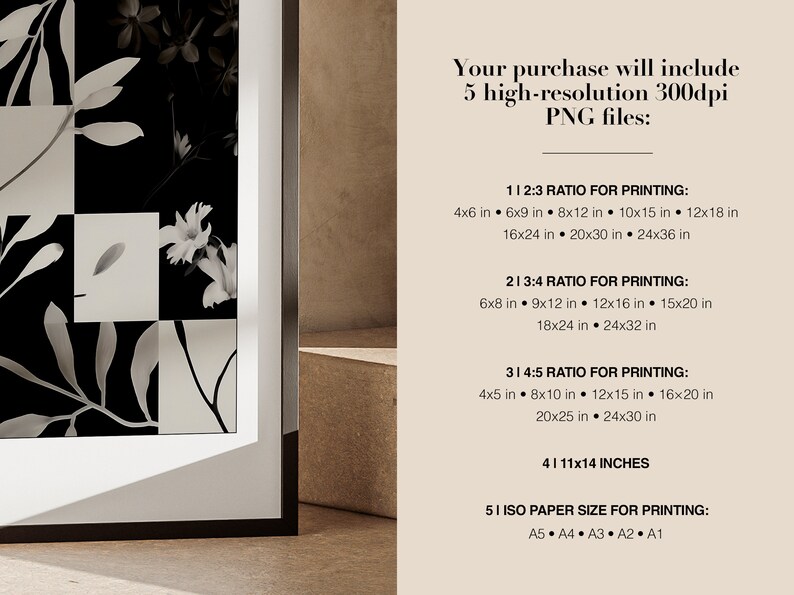 Flower Collage Art Print | Flowers Poster | Printable Wall Decor ...