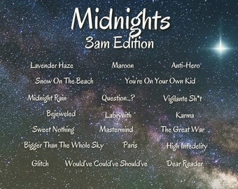 3am Edition - Etsy