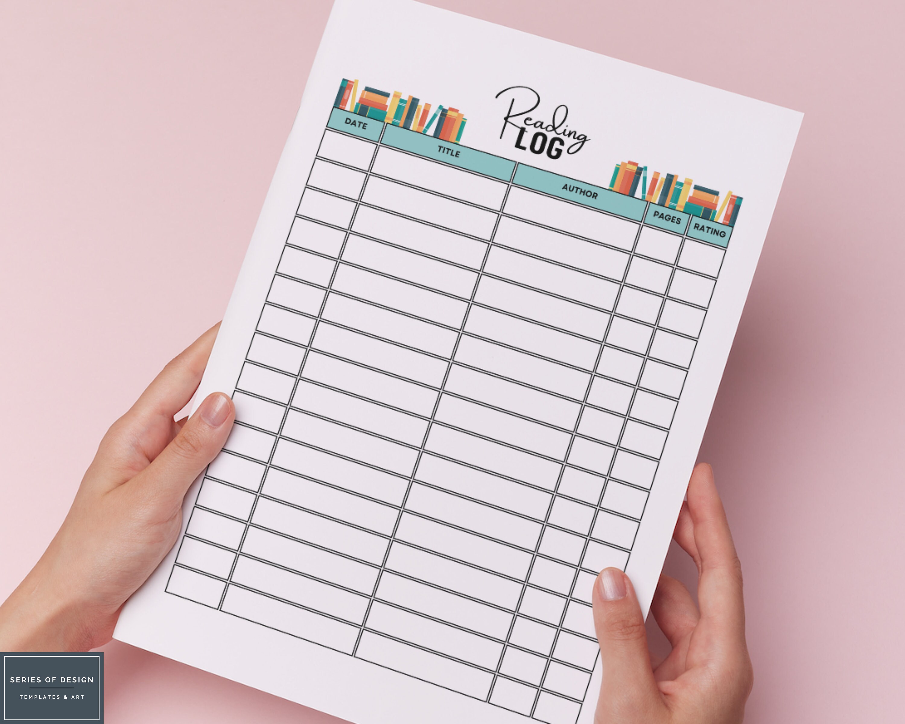 Ultimate Printable Reading Log Book Tracker US Letter, Half Letter, A4 ...