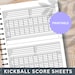 Kickball Score Sheets - Your Essential Kickball Game Tracker ...