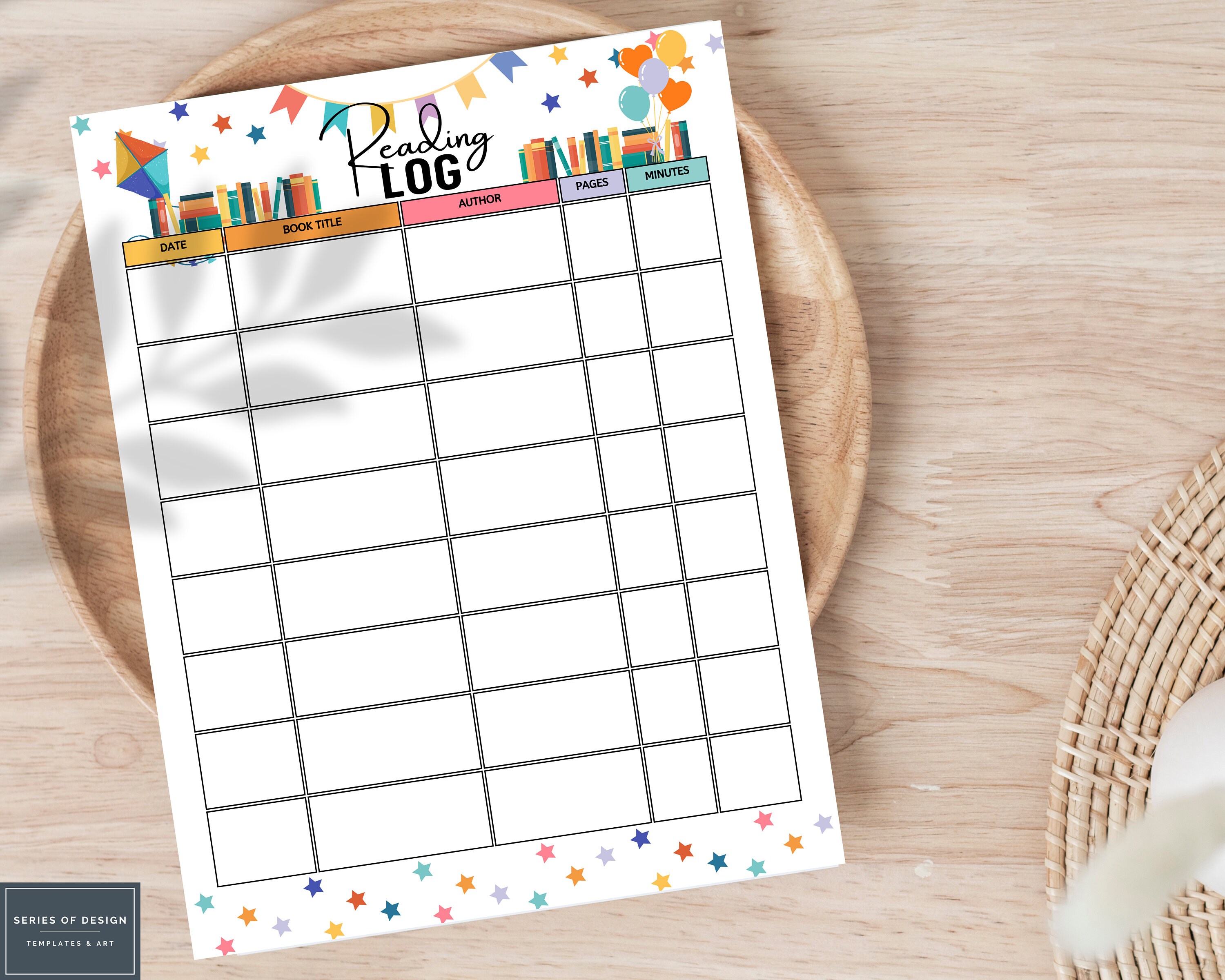 Kids Reading Log Ultimate Printable Reading Tracker A4, A5, US Letter ...