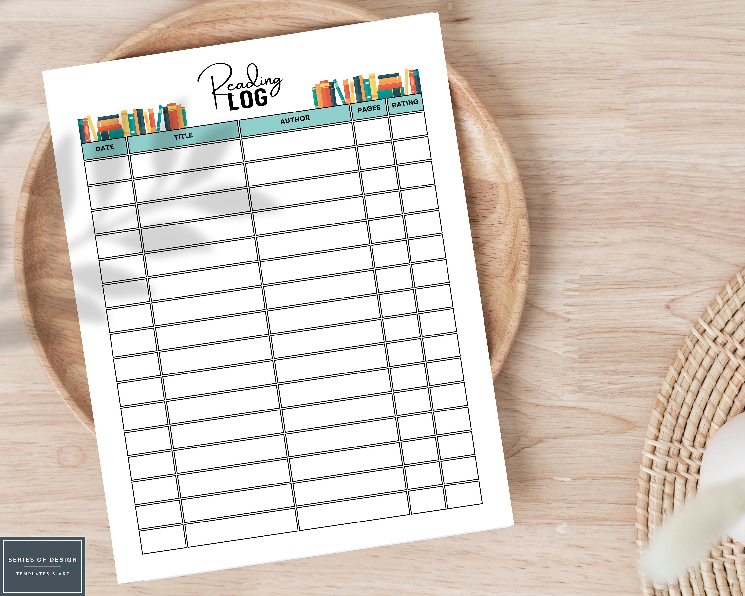 Ultimate Printable Reading Log Book Tracker US Letter, Half Letter, A4 ...