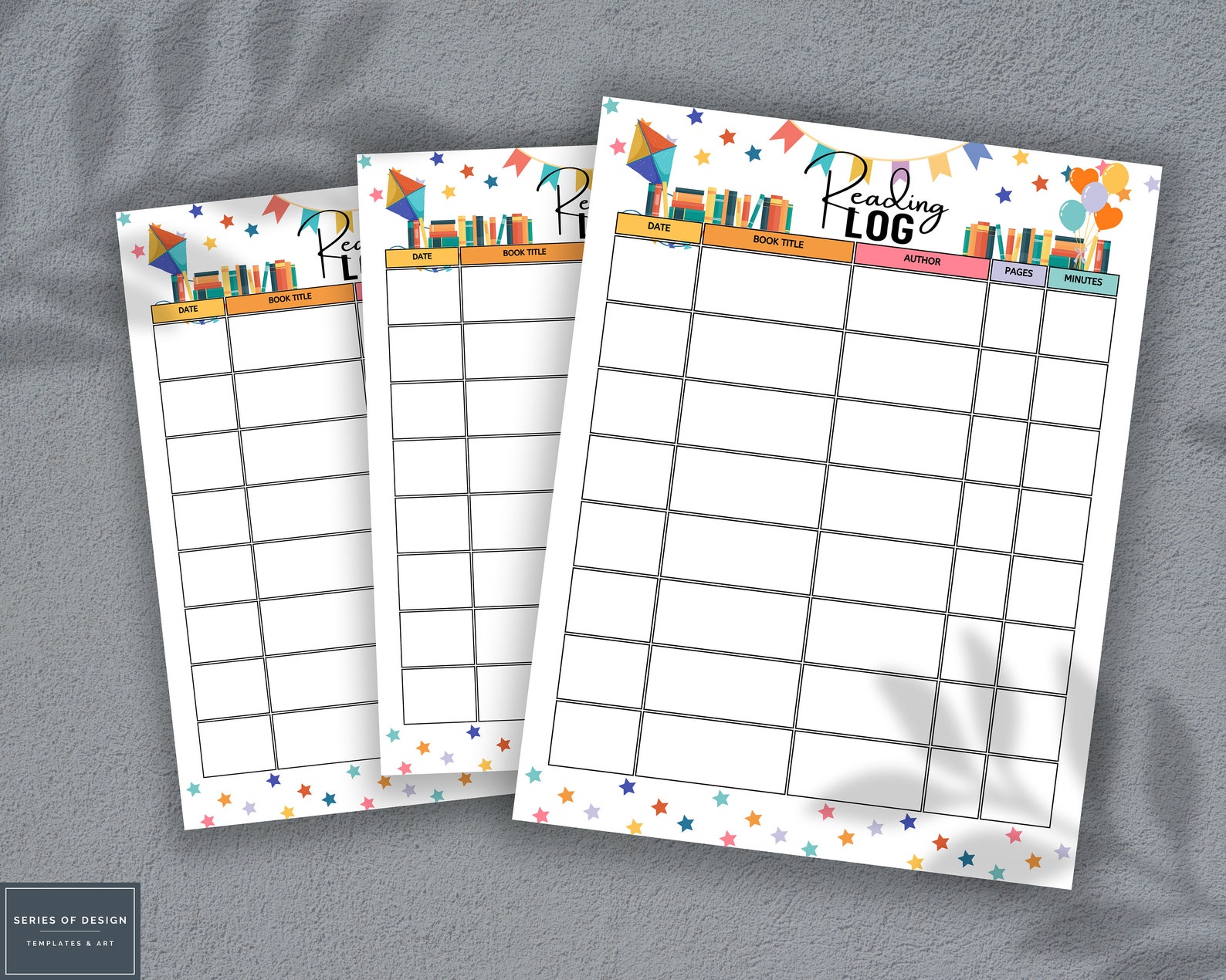 Kids Reading Log Ultimate Printable Reading Tracker A4, A5, US Letter ...
