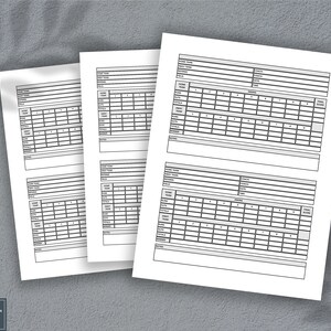 Kickball Score Sheets - Your Essential Kickball Game Tracker ...