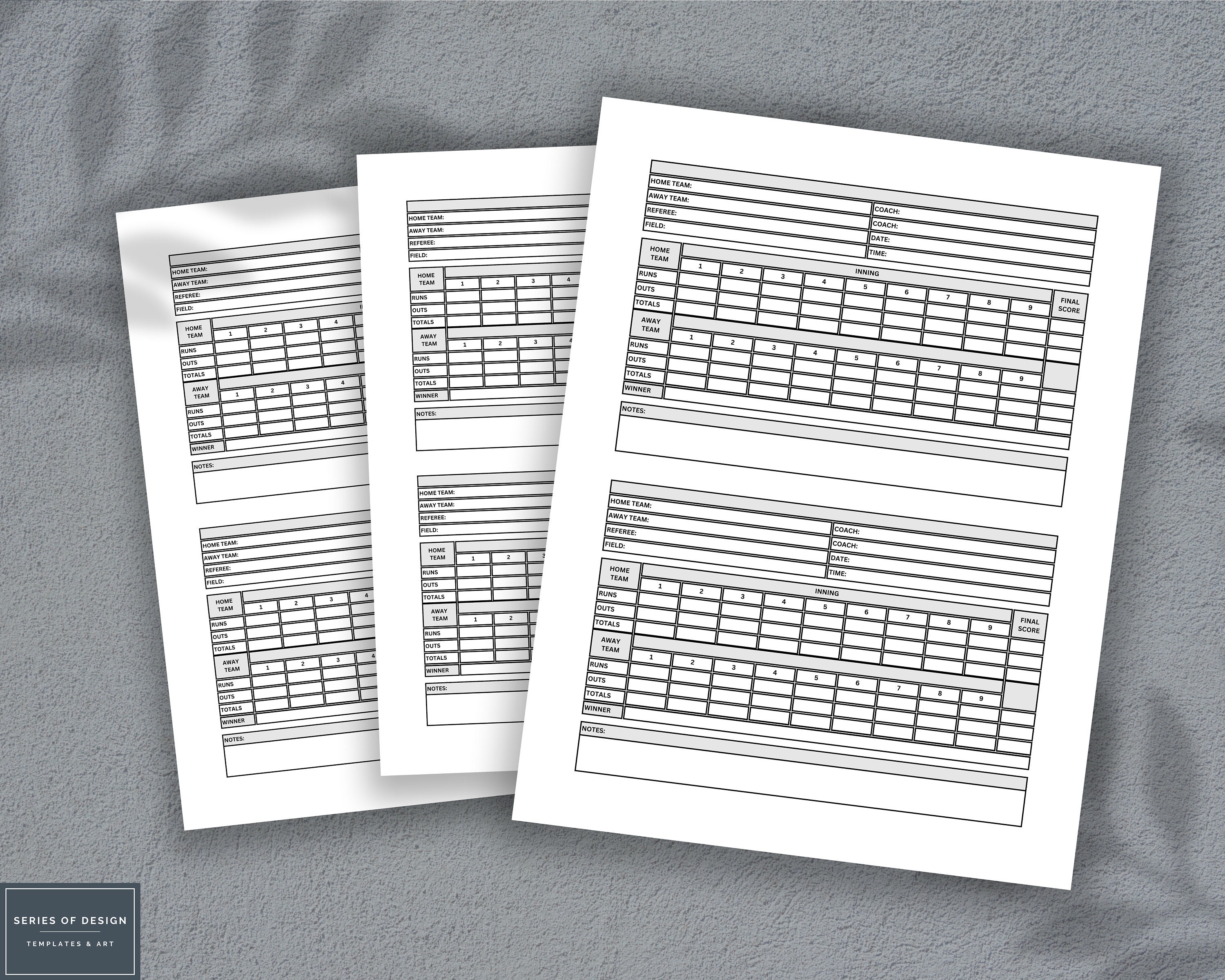 Kickball Score Sheets - Your Essential Kickball Game Tracker ...