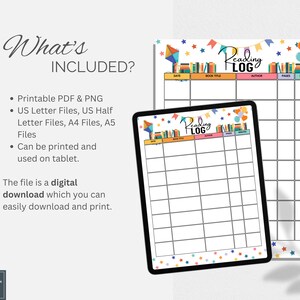 Kids Reading Log - Ultimate Printable Reading Tracker | A4, A5, US ...