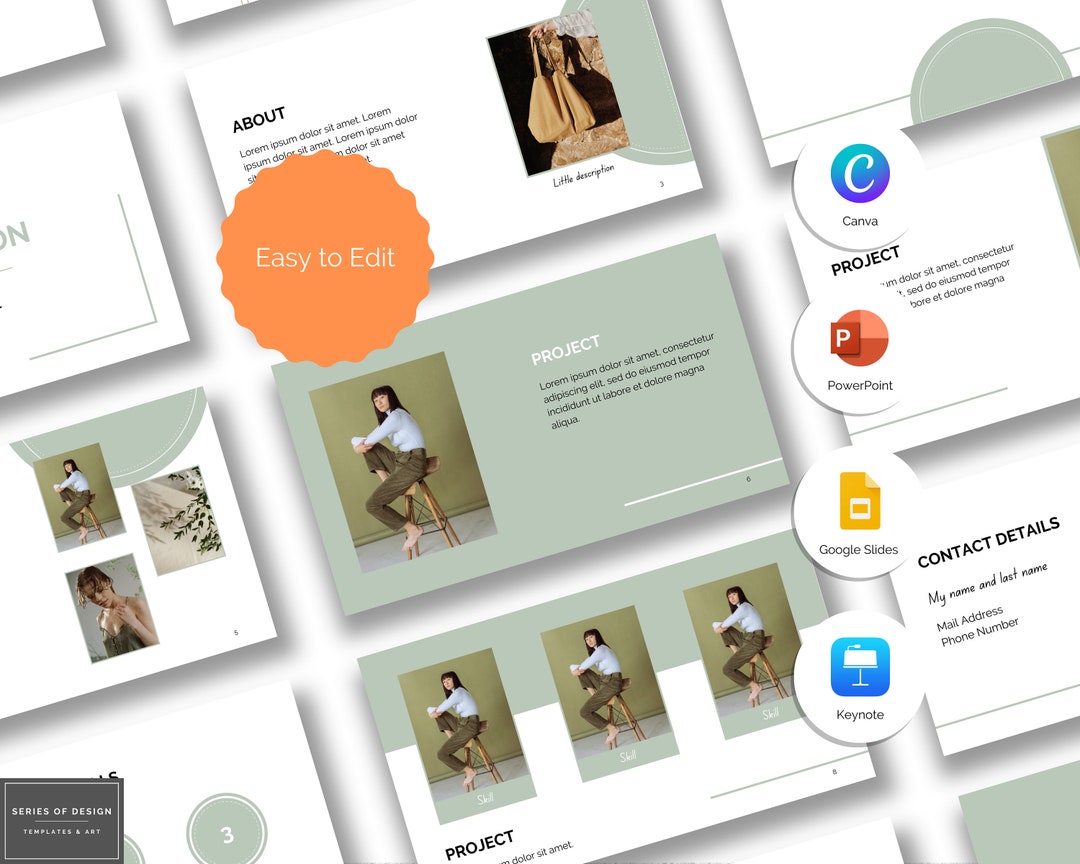 Editable Google Slides, Powerpoint, Canva, Keynote - Minimalist ...