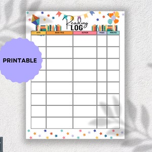 Kids Reading Log - Ultimate Printable Reading Tracker | A4, A5, US ...