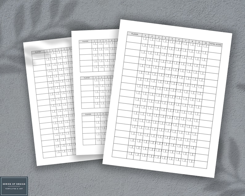 Bowling Scoresheets - Keep Track of Bowling Games - Ultimate Bundle of ...