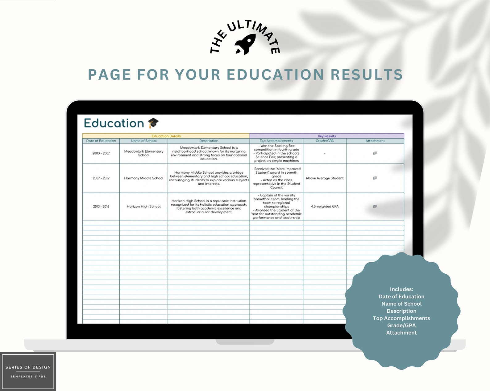 Brag Sheet Spreadsheet | Google Sheets | Excel Accomplishment Tracker ...