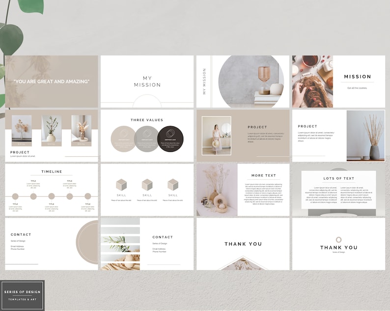 Professional Minimalist Presentation Template - Editable Google Slides ...