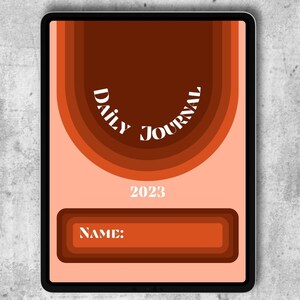 2023 Daily Journal Digital Printable and Downloadable - Etsy