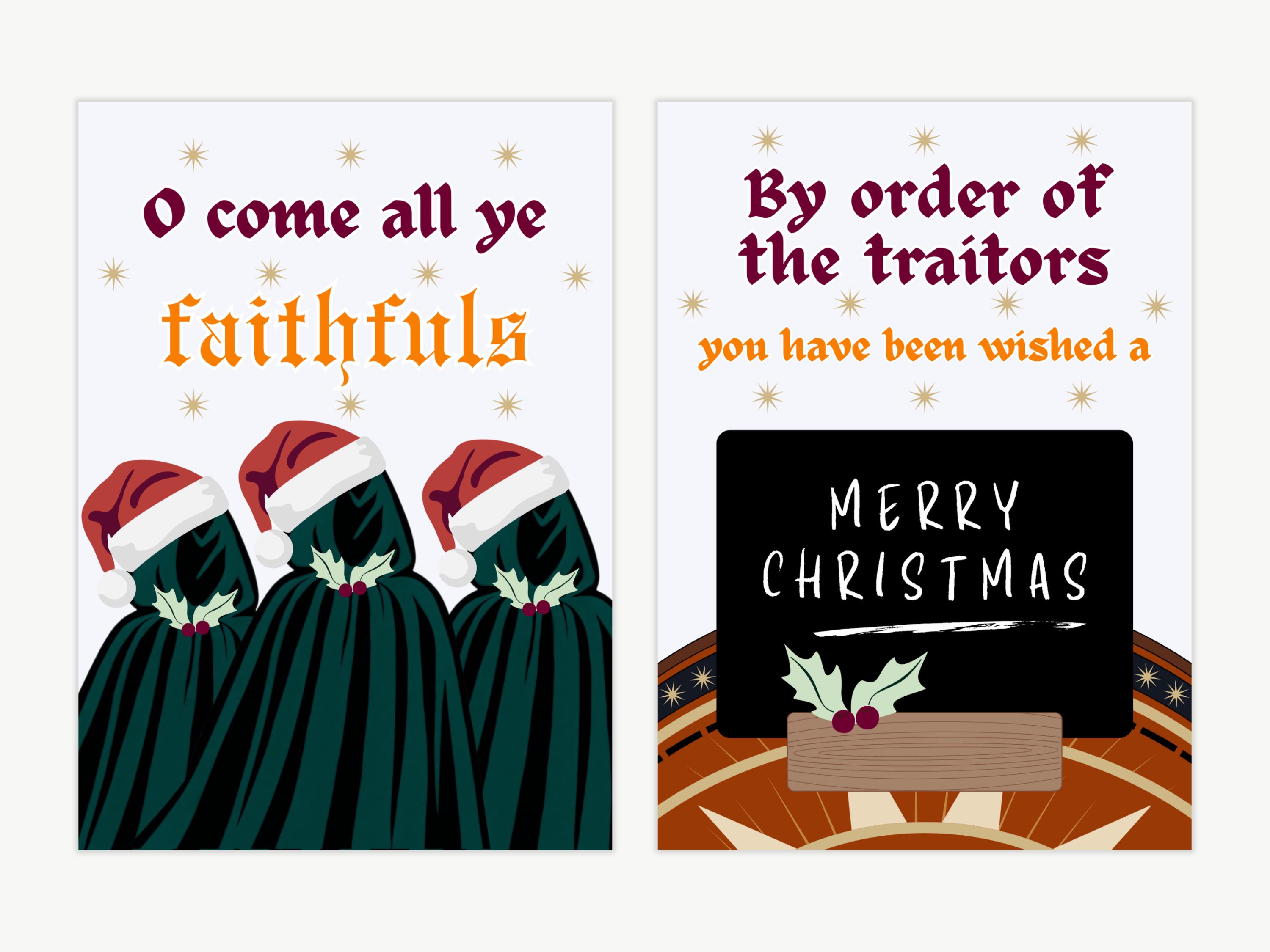 Traitor Christmas Cards Pack, Funny Christmas Cards for Fans of the ...