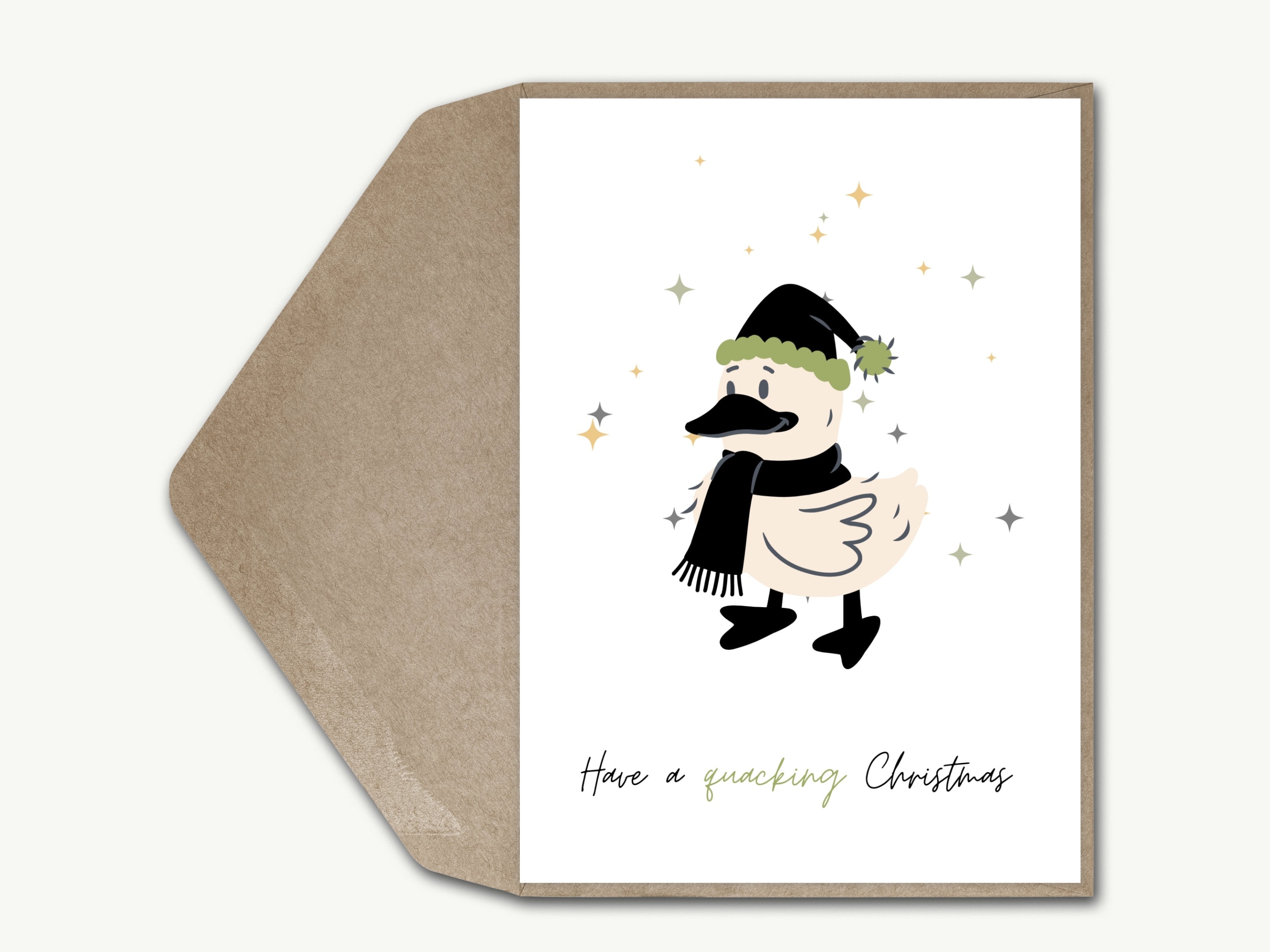 Christmas Card Multipack, Funny Animal Christmas Greeting Cards Pack of ...